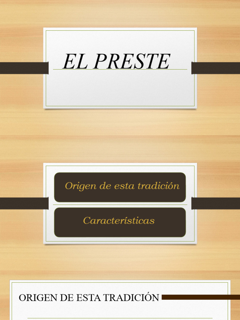 Tradición del Preste en Bolivia | PDF