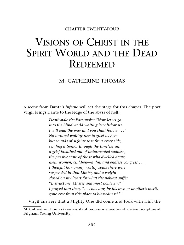 Visions of Christ in The Spirit World and The Dead Redeemed | Download ...