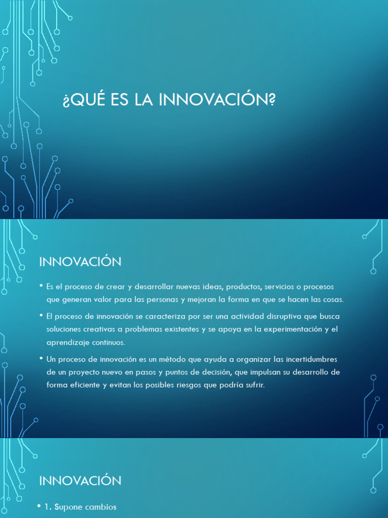 Qué es la Innovación | PDF | Innovación | Mercado (economía)