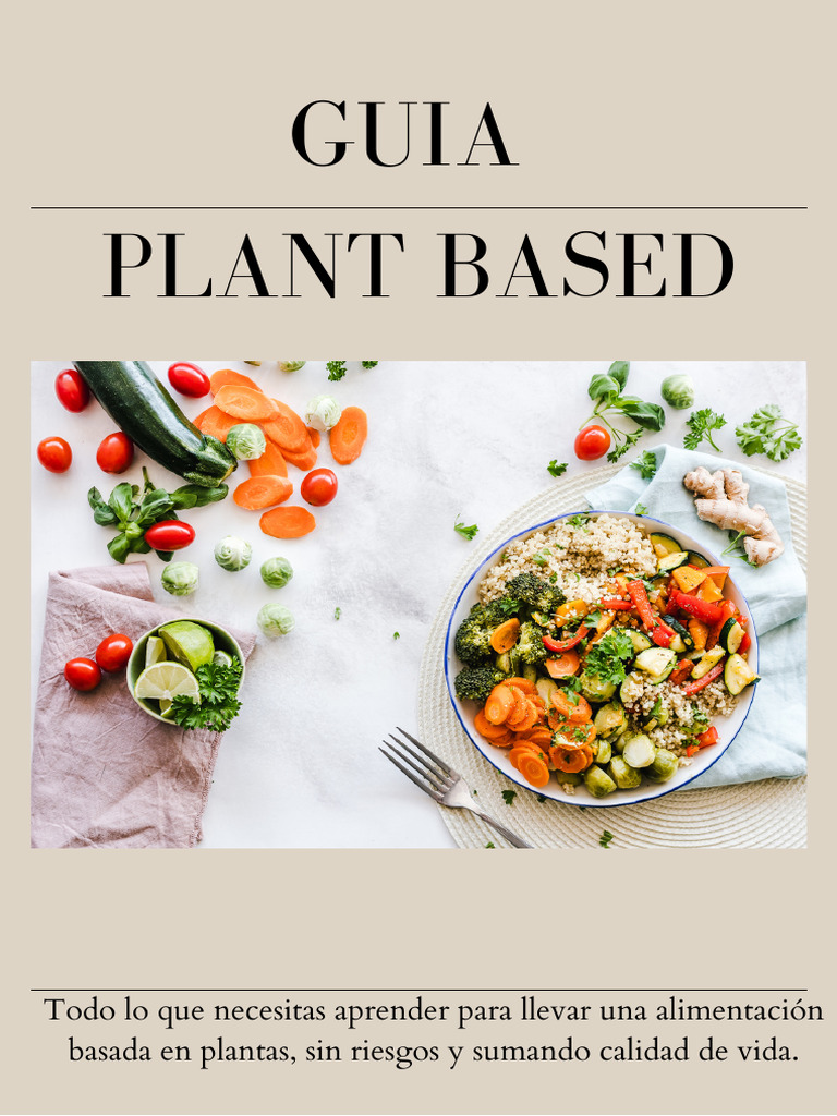 Guia Plant Based | PDF | Calcio | Veganismo