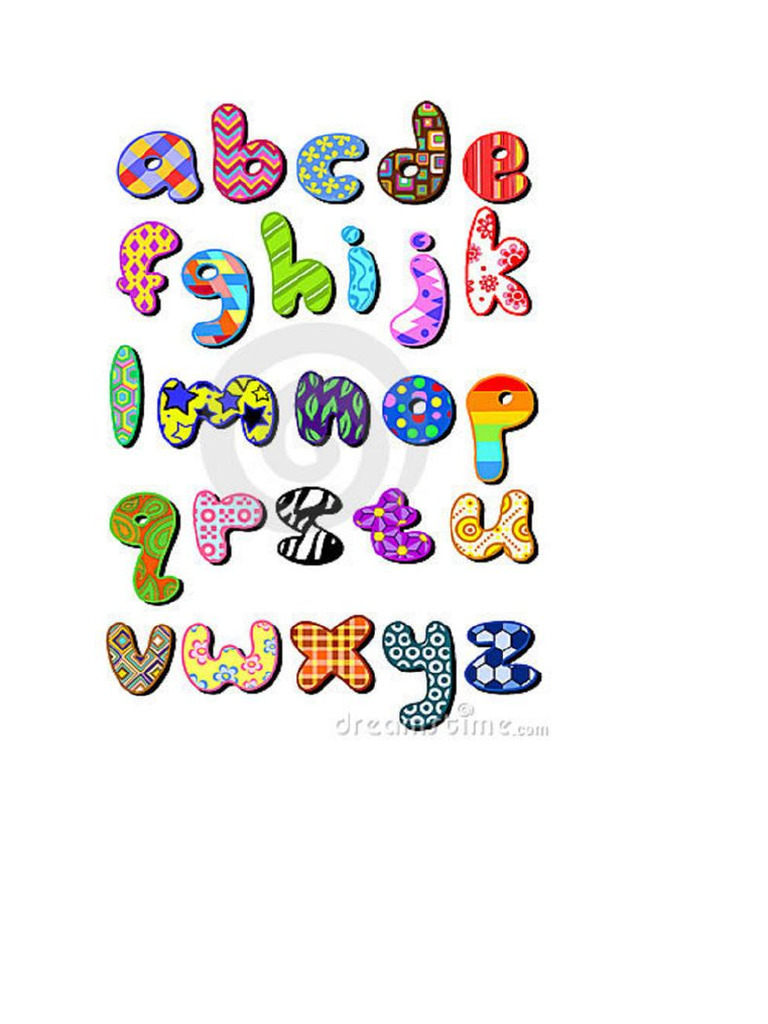 alfabetos coloridos 5 | PDF