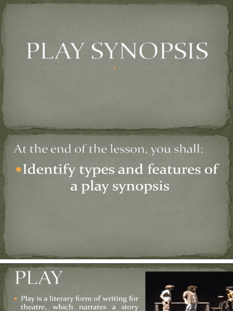 Types Of Play In Literature