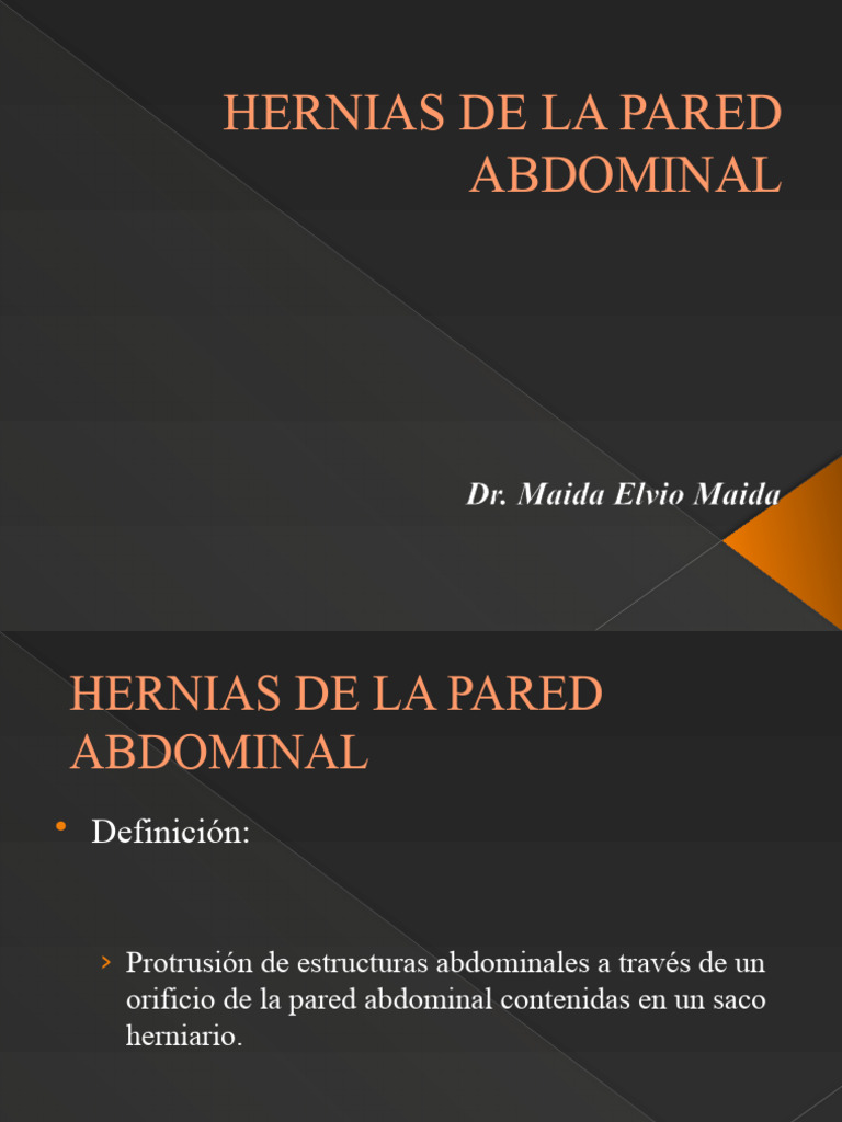 Hernias de La Pared Abdominal | PDF | Abdomen | Medicina CLINICA