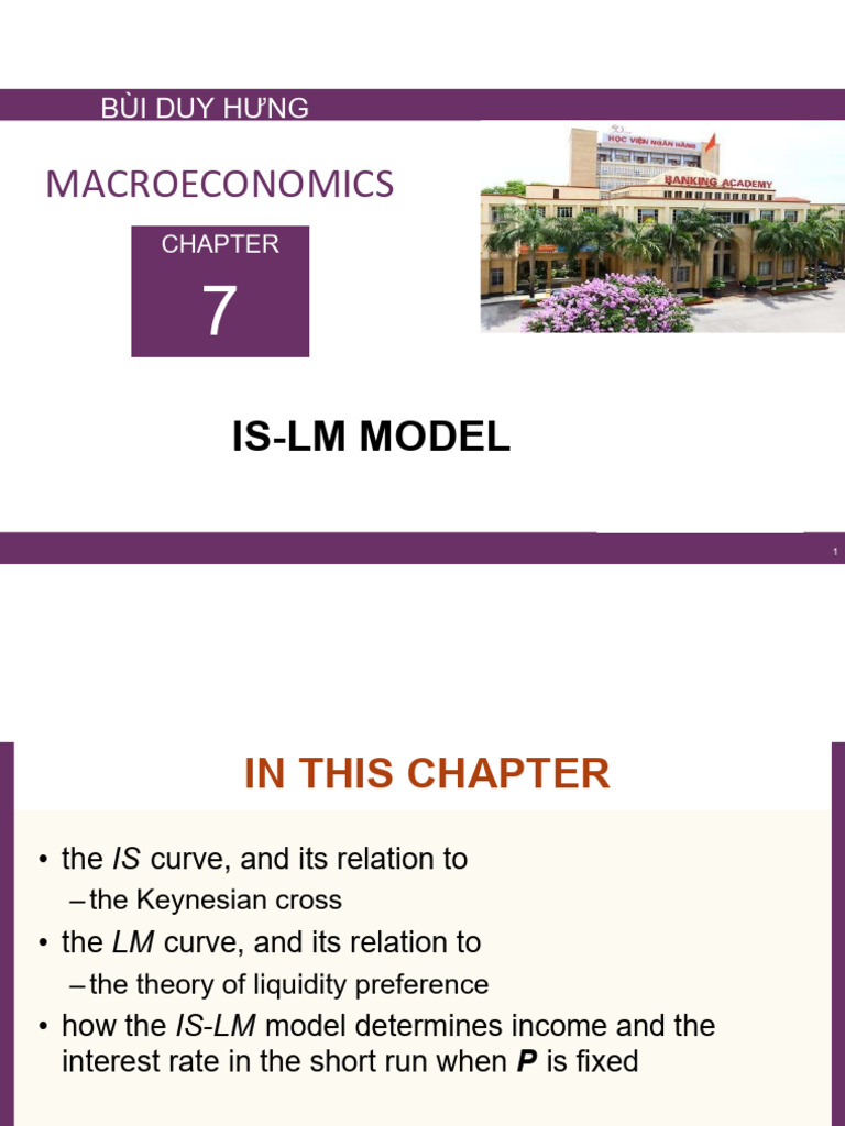 Chapter 7 IS-LM | Download Free PDF | Keynesian Economics | Economies