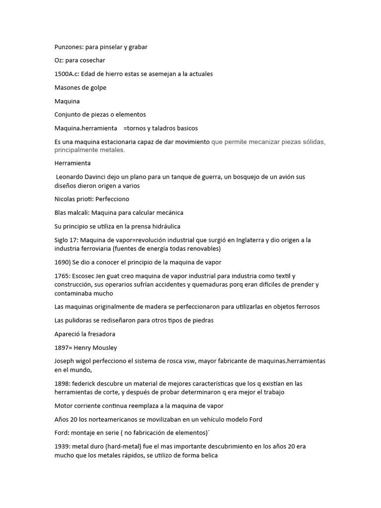 Punzones | PDF