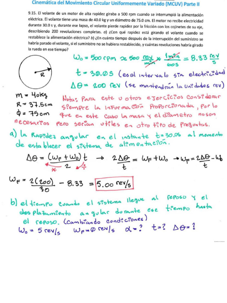 Física Erick Ejercicio 2 | PDF