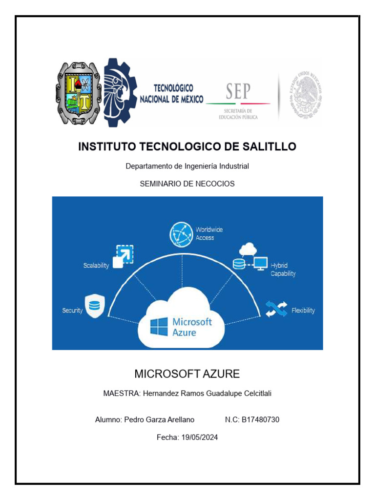 Microsoft Azure | PDF | Computación en la nube | Microsoft Azure