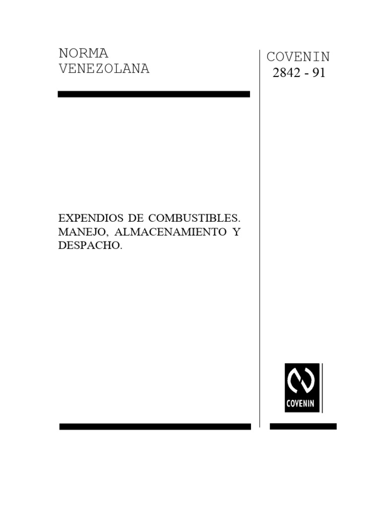2842 91 Covenin | PDF | Materiales