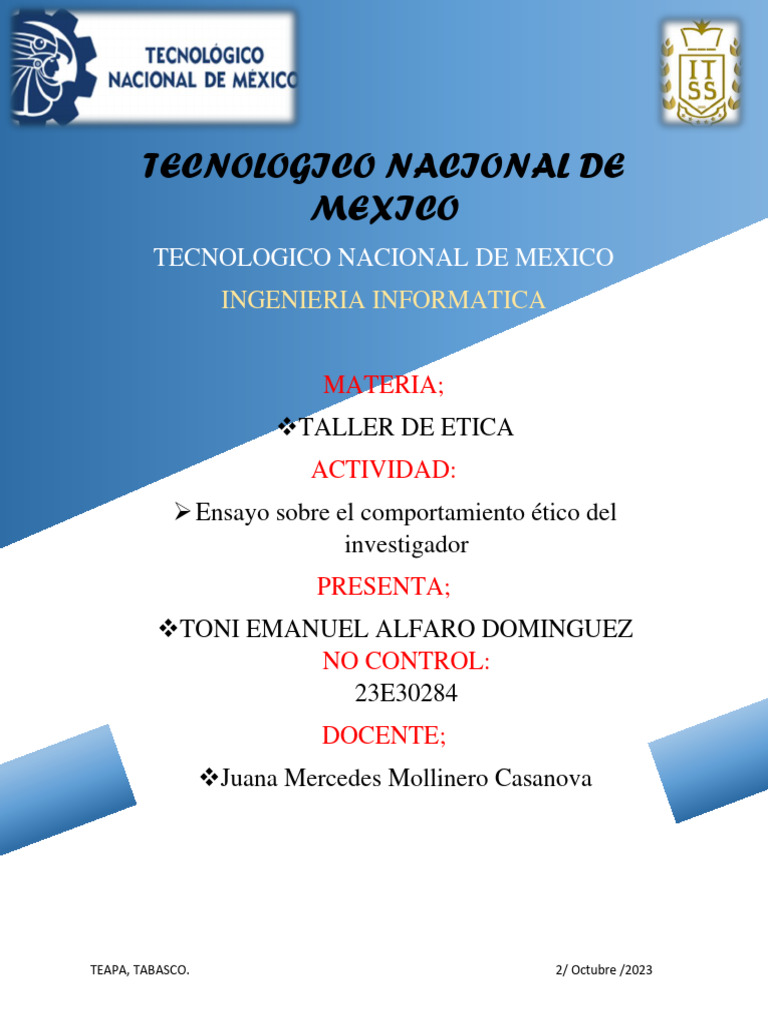 Plantilla de Presentación Tec | PDF