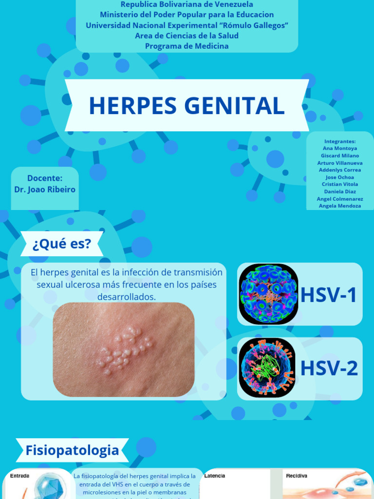 Herpes Genital | PDF | Especialidades Medicas | Ciencias de la Salud