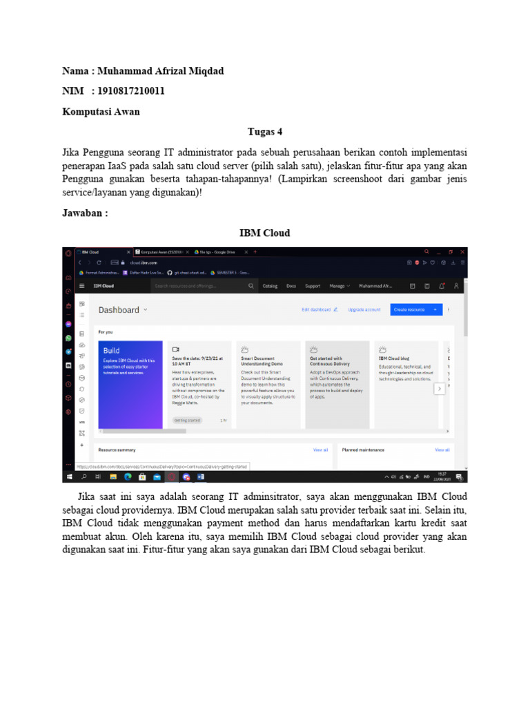 Contoh Implementasi Cloud Computing | PDF