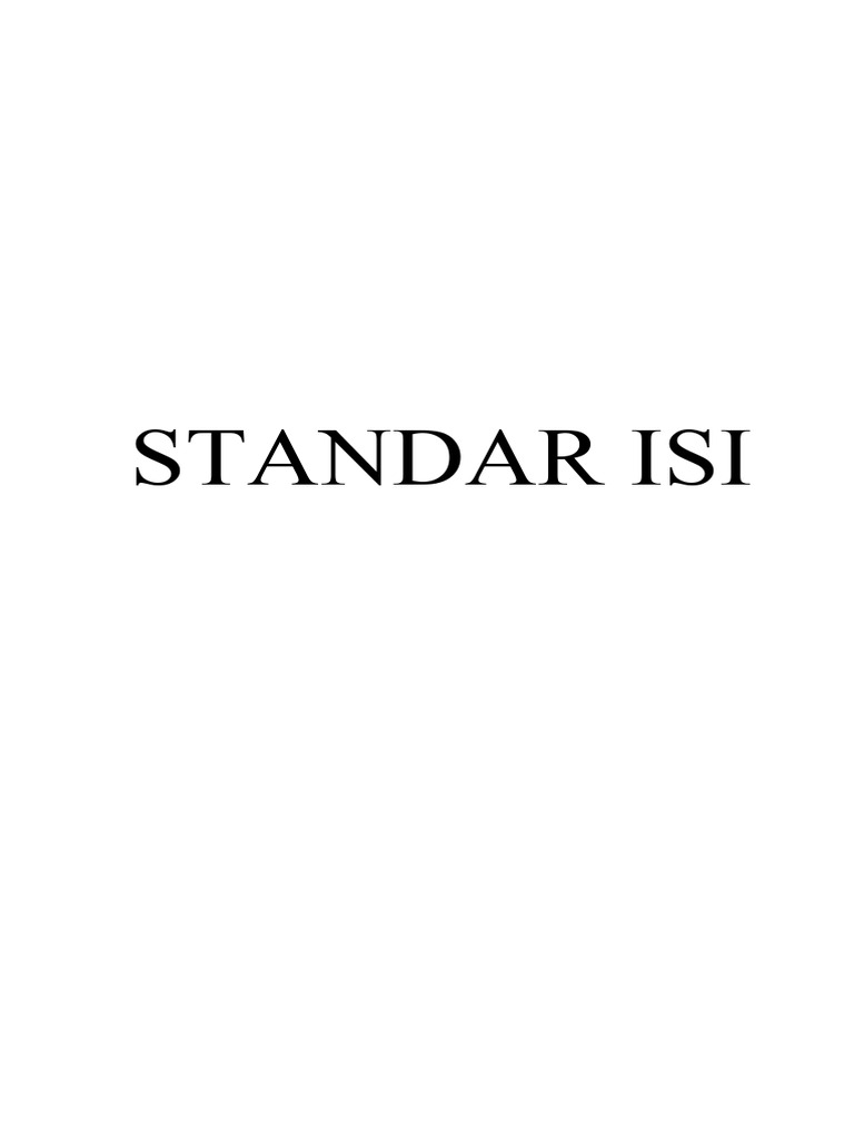 Standar Isi PKBM Budi Utomo | PDF