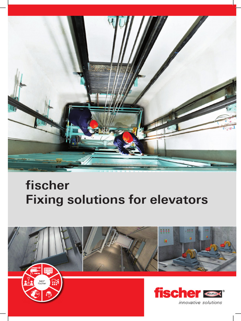 Fixing solutions for elevators | PDF | Drill | Concrete