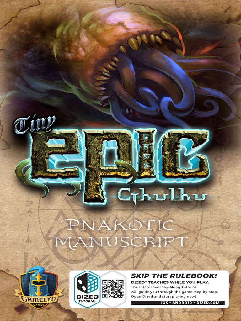 Tiny Epic Cthulhu Rulebook ©2024 Gamelyn Games All Rights Reserved | PDF | Young Adult
