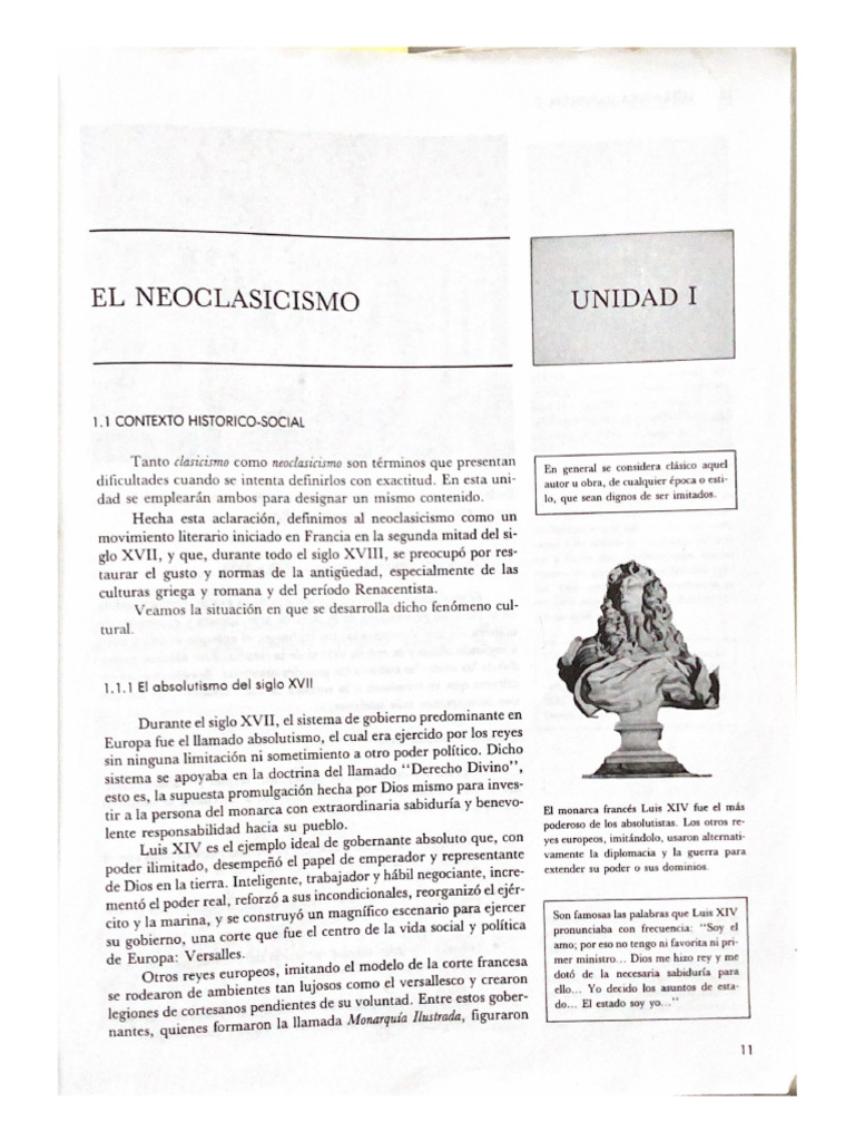 El Neoclasicismo | PDF
