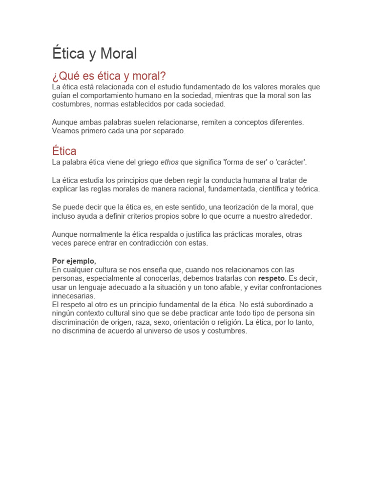 Conciencia Moral, Cívica y La Persona Como Ser Individual y Social ...