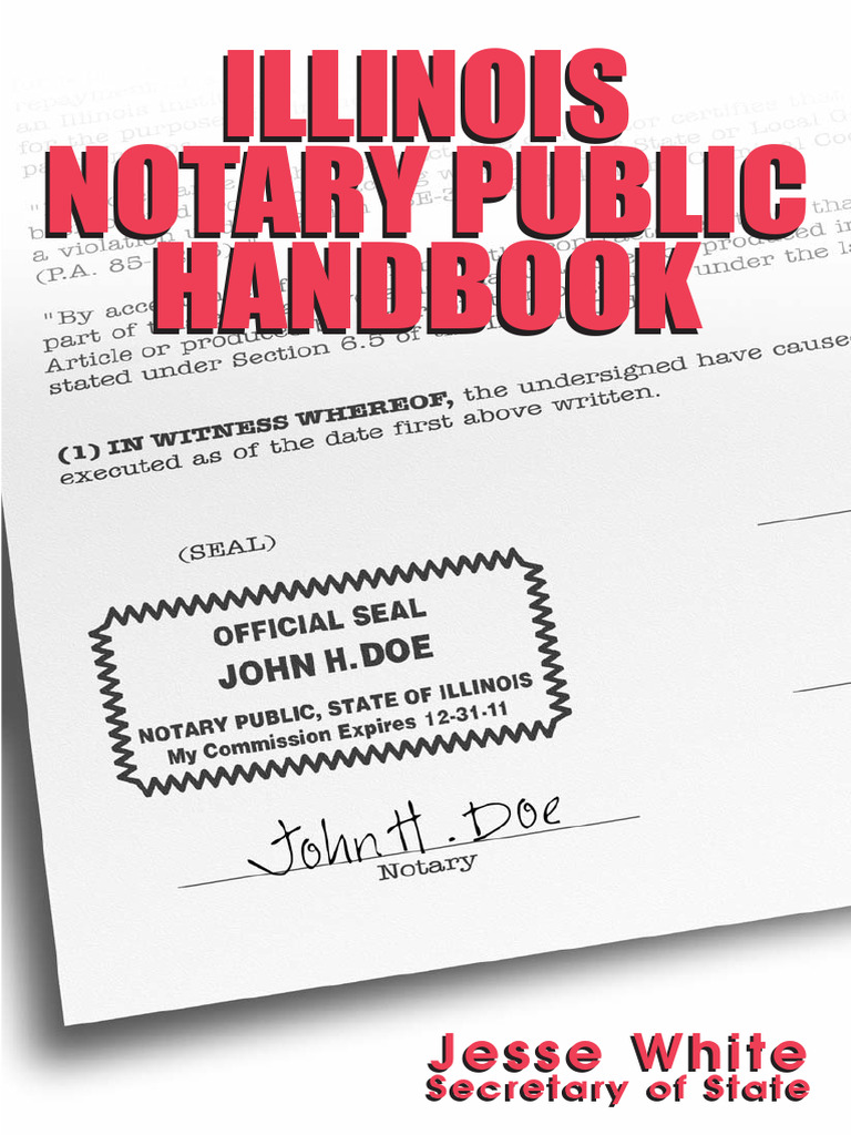Notary Public Handbook | PDF | Notary Public | Mortgage Law