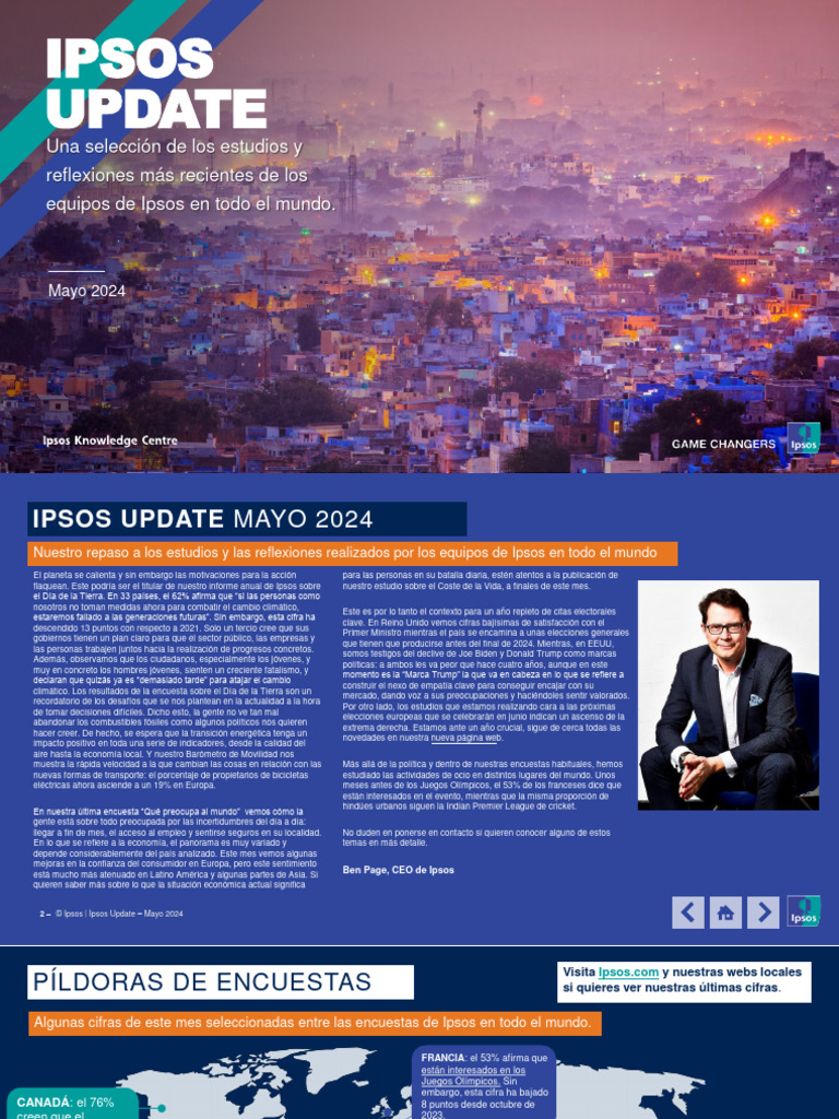 Ipsos Update Mayo 2024 | PDF | Costo de la vida | Donald Trump