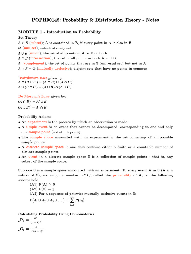 Distribution Theory Questionnaire | Download Free PDF | Probability Distribution | Random Variable