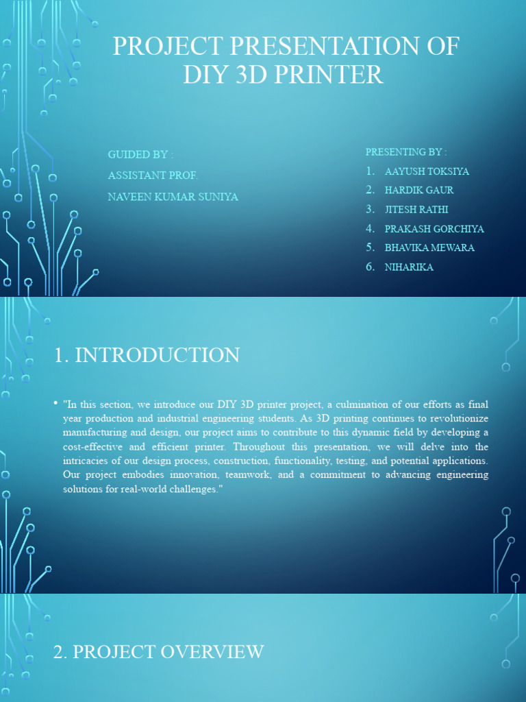 Project | Download Free PDF | 3 D Printing | Printer (Computing)