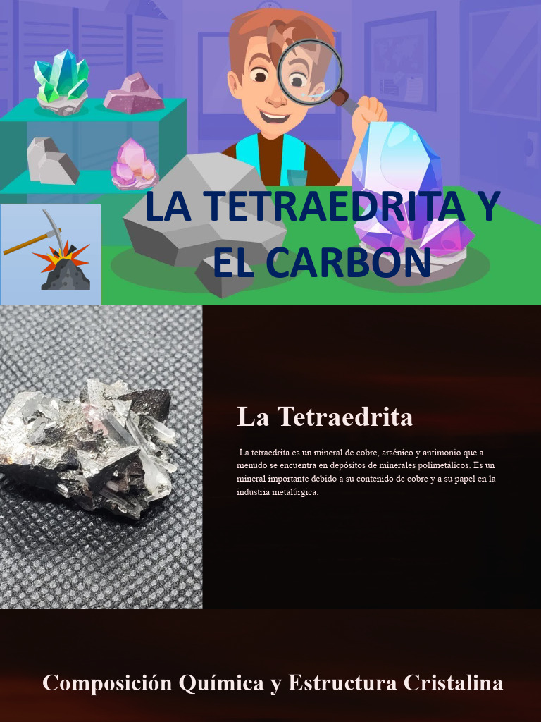 La Tetraedrita y El Carbon | PDF | Carbón | Minerales