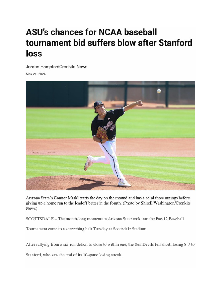 Asu Pac-12 Game Vs Stanford | PDF | Arizona State University | Athletic ...