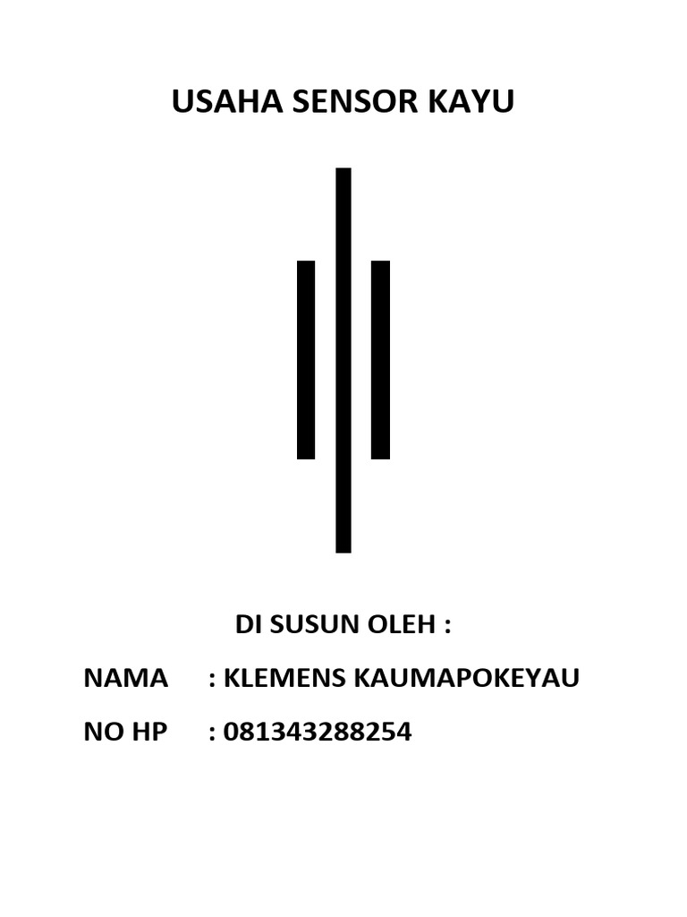 Usaha Sensor Kayu | PDF