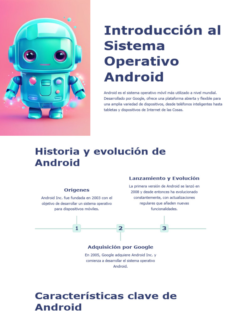 sistema operativo androi | PDF | Android (sistema operativo) | Aplicación movil