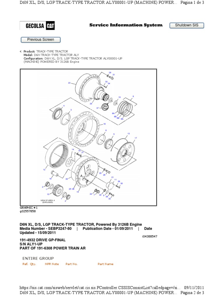 Sisweb Servlet Cat - Cis.sis - Pcontroller | PDF | Vehicles | Machines