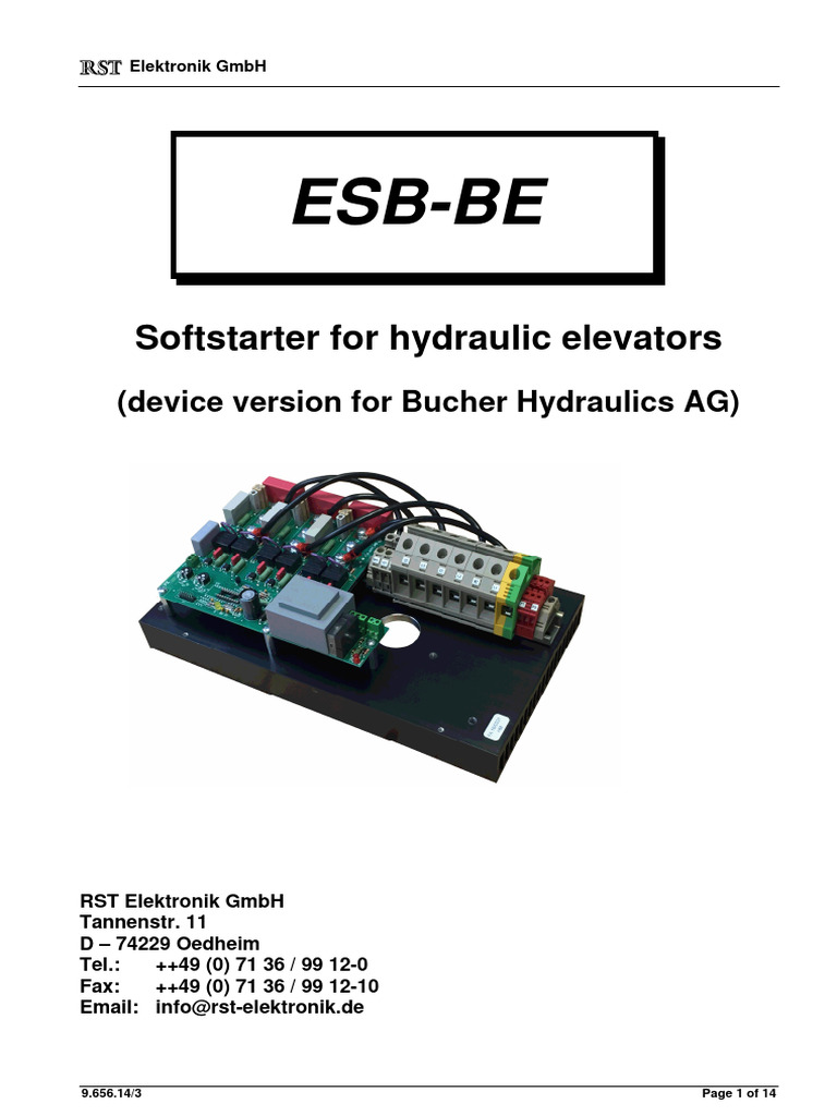 Esb Be - 300 B 9656143 en | PDF | Relay | Switch