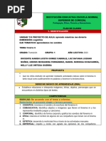 Plan de Clase LETRAS | PDF | Alfabeto | Sílaba