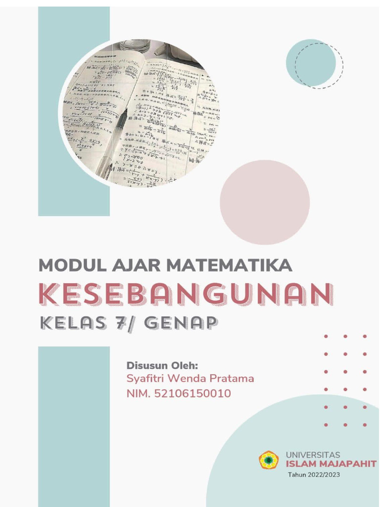 Modul Ajar Matematika Kesebangunan | PDF