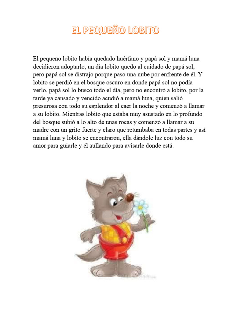El Pequeño Lobito | PDF