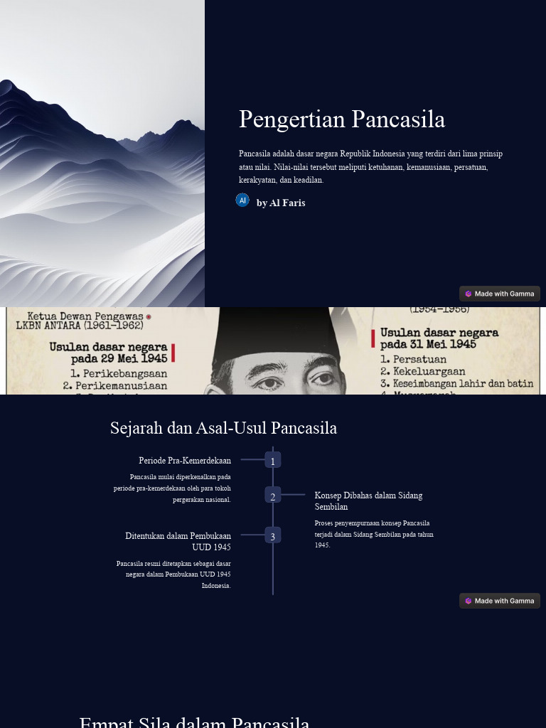 Pengertian Pancasila | PDF