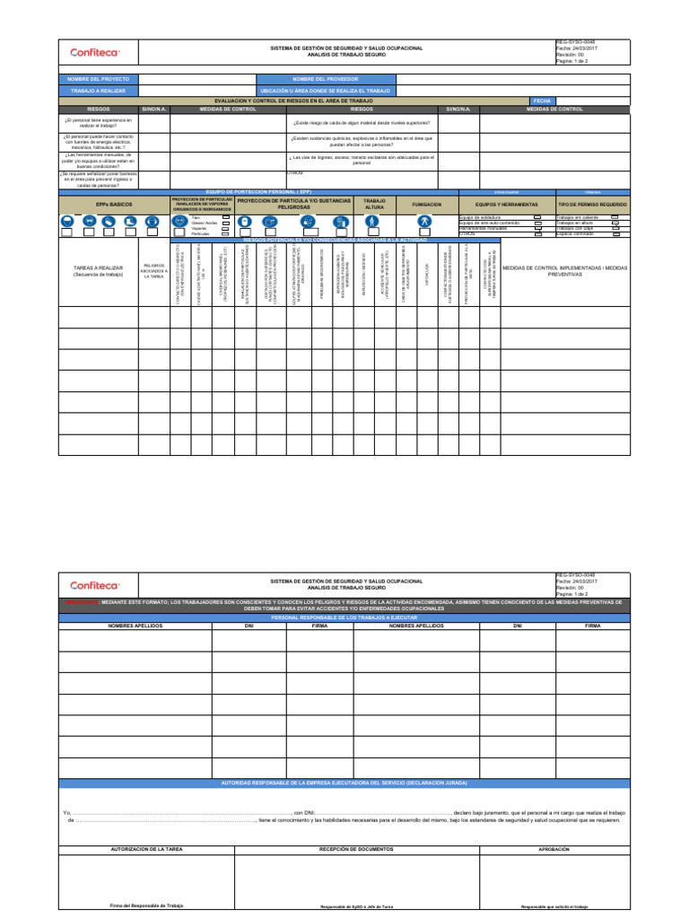 Reg-Sysp-048 Ats | PDF | Seguridad y salud ocupacional