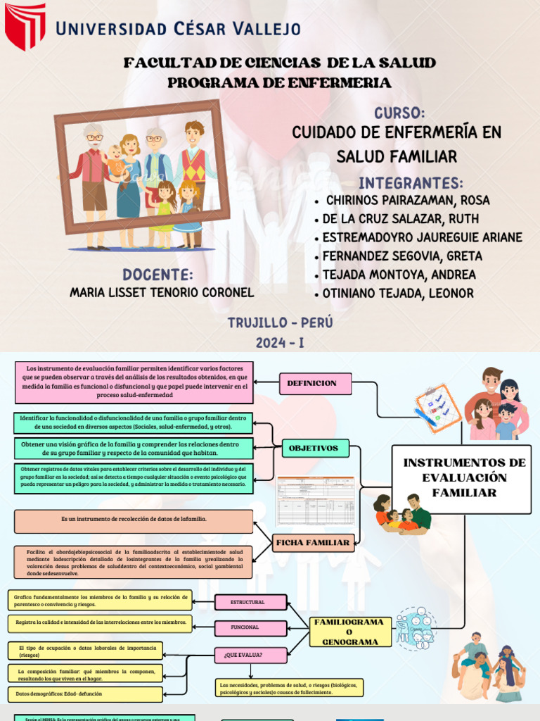 Evaluación Familiar en Enfermería | PDF | Evaluación | Sicología