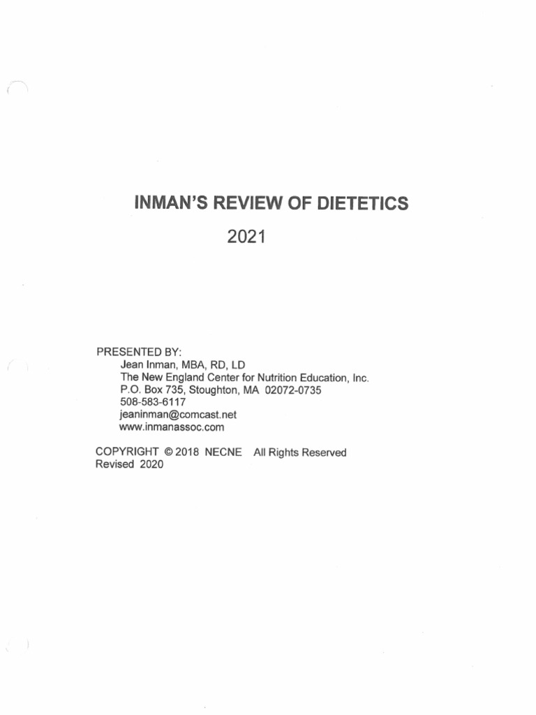 Inman Table of Contents | PDF