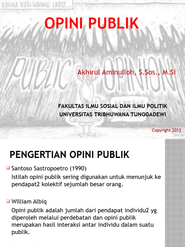Opini Publik | PDF