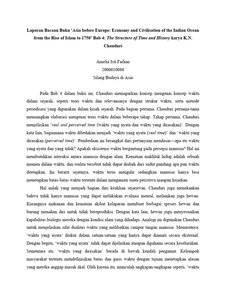 Laporan Bacaan Buku | PDF