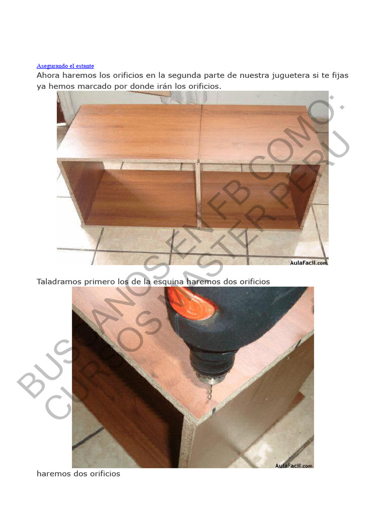 m32 Asegurando El Estante | PDF