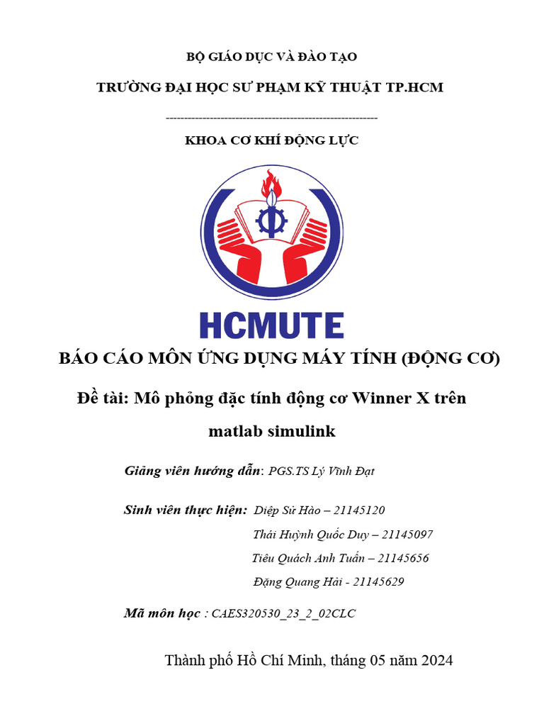 Báo Cáo NG D NG Máy Tính | PDF