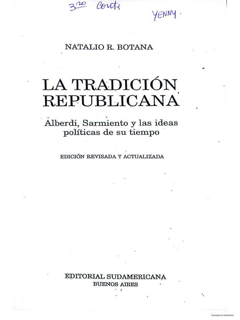 Botana - La Tradici-N Republicana | PDF