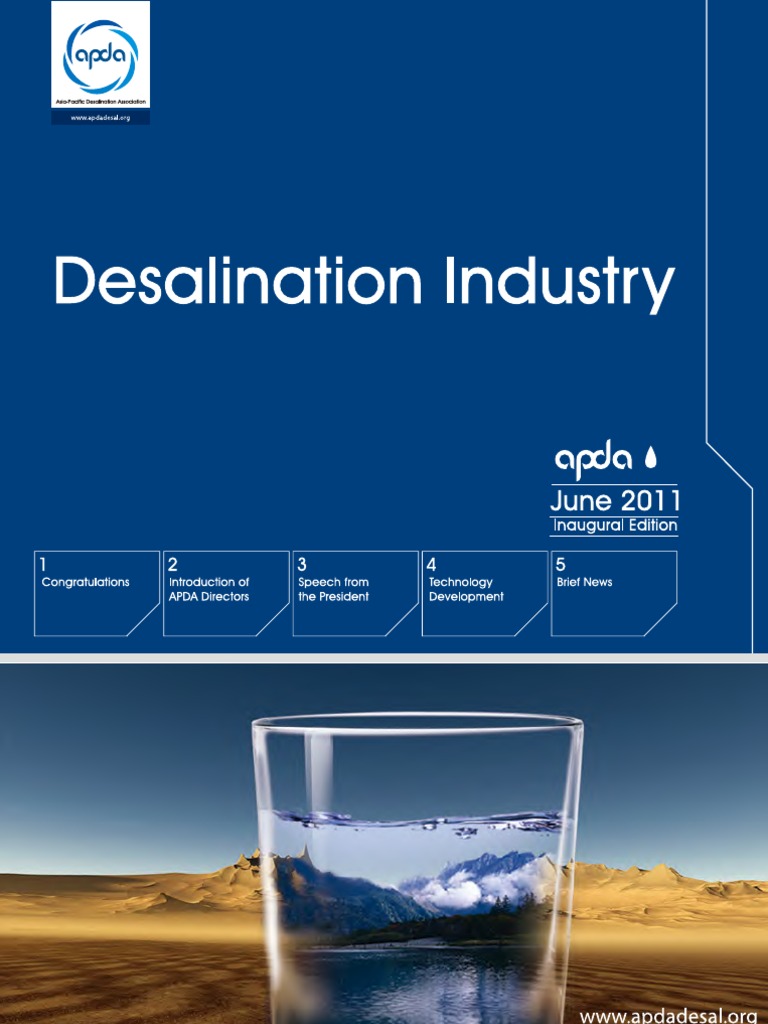 APDA Magazine Launch & Desalination | PDF | Desalination | Membrane