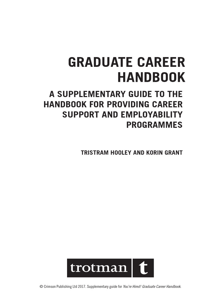 YH Graduate Career Handbook Supplementary Booklet | PDF | Internship ...