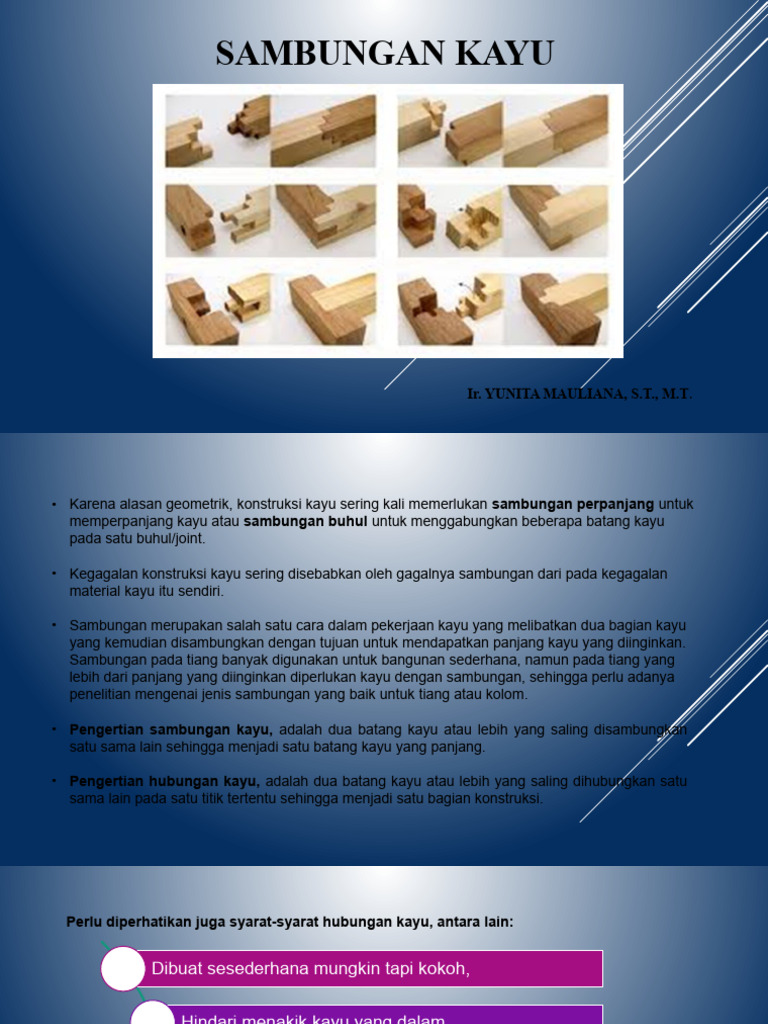 Macam-Macam Sambungan Kayu | PDF
