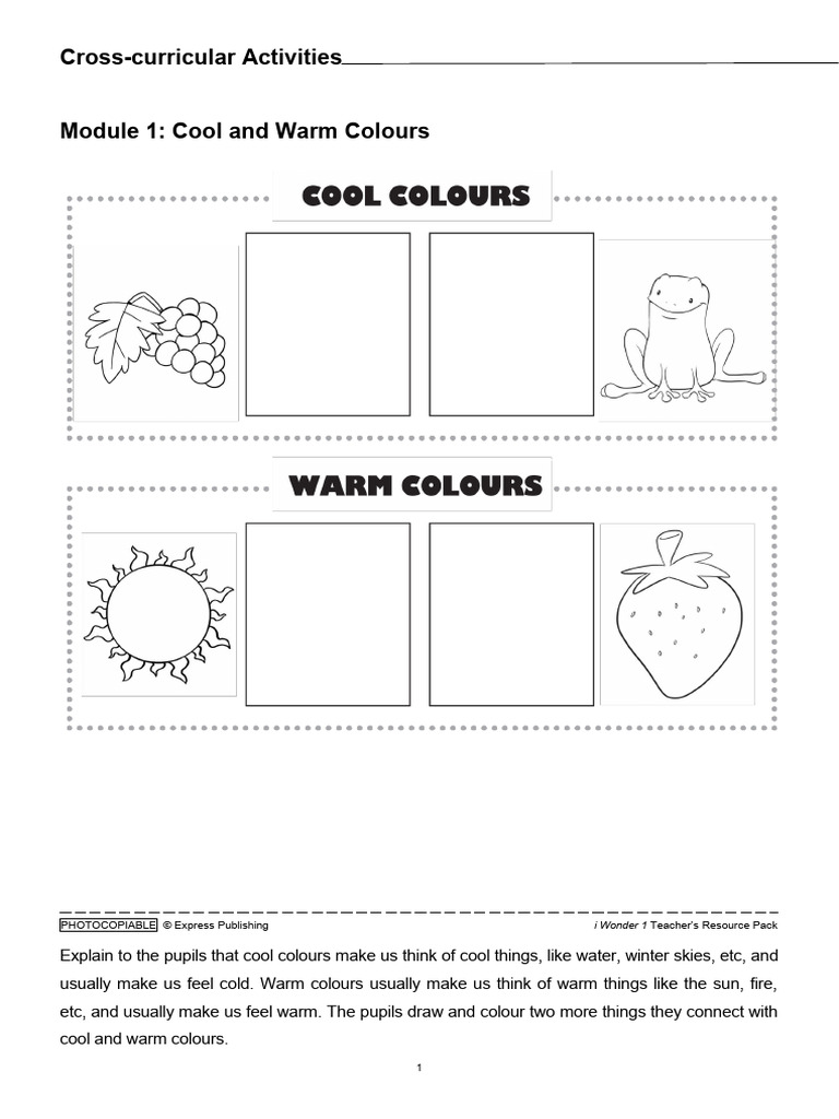 Cross-Curricular Activities for Kids | PDF | Traffic Light