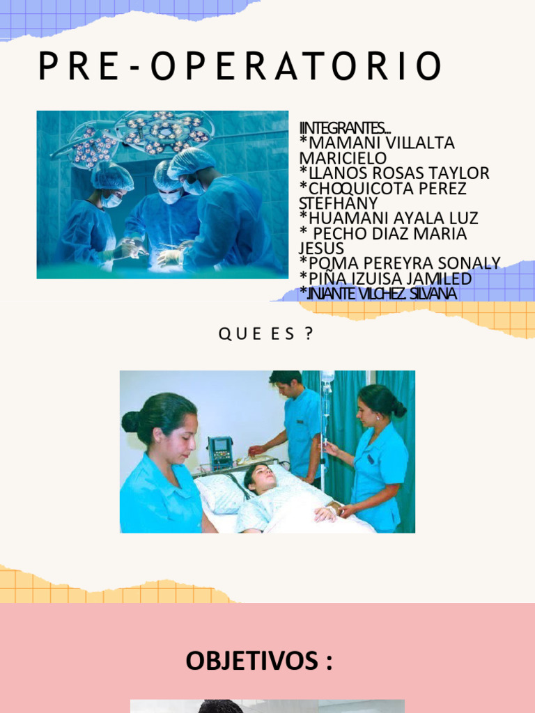 ppt preoperatorio | PDF