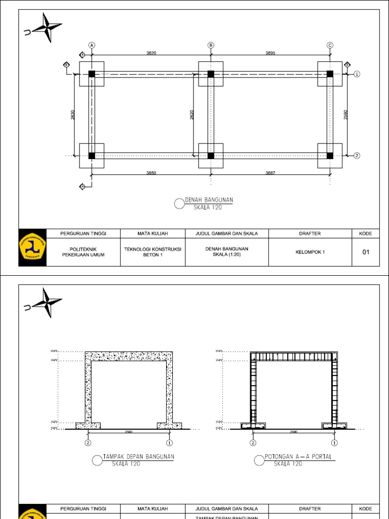 As Built Drawing Kelompok 1 | PDF