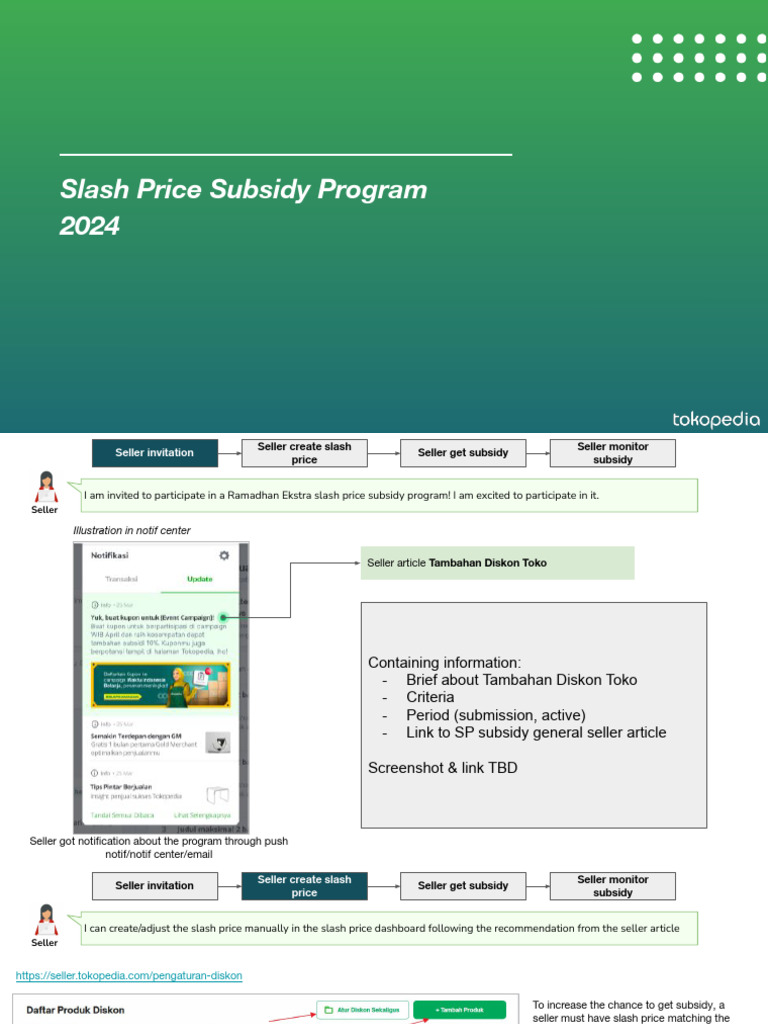 Slash Price Subsidy Program 2024 | PDF | Subsidy | Sales
