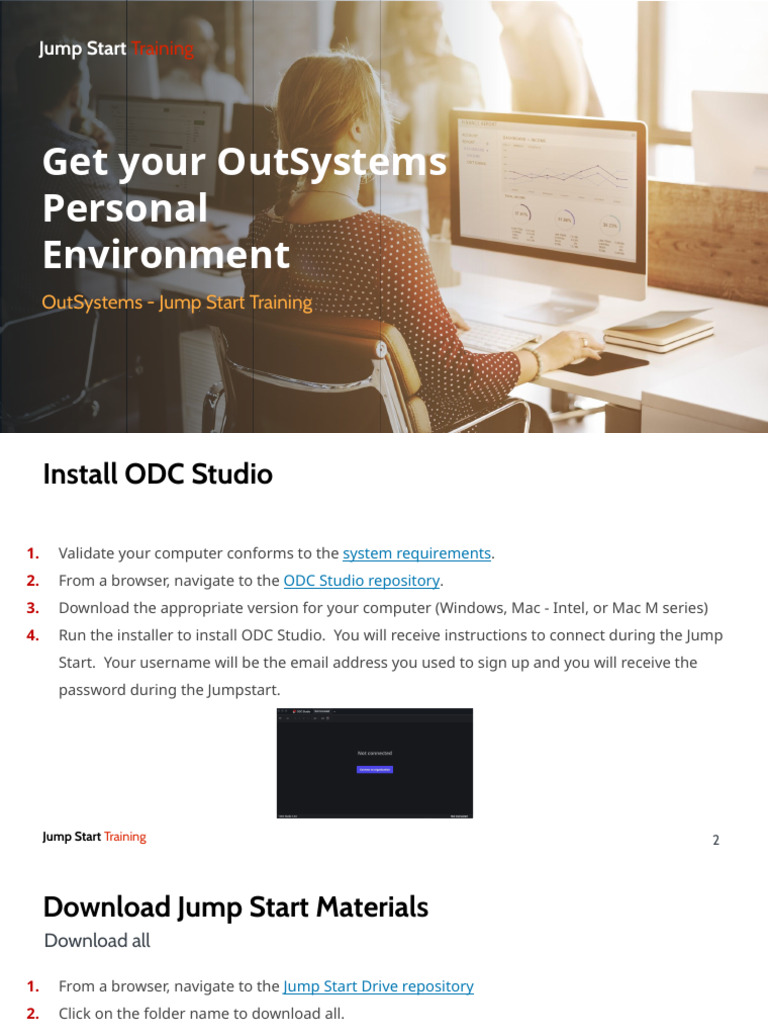 Jump Start Online - Setup Instructions | PDF | Computers